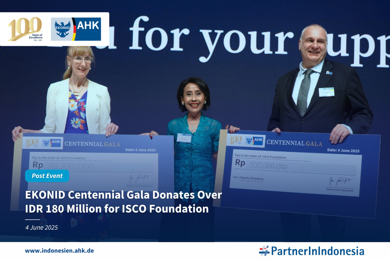 EKONID Centennial Gala Donates Over IDR 180 Million for ISCO Foundation