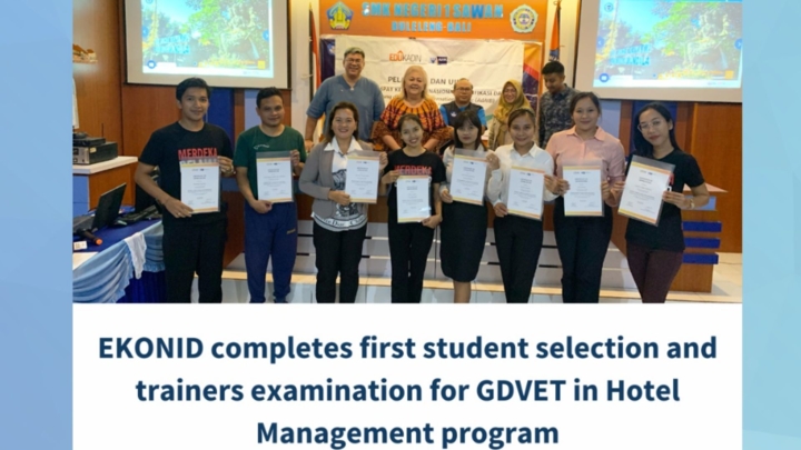 EKONID completes first student selection and trainers examination for ...