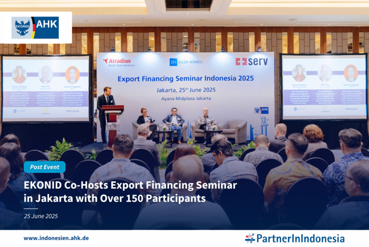 EKONID Co-Hosts Export Financing Seminar in Jakarta with Over 150 Participants